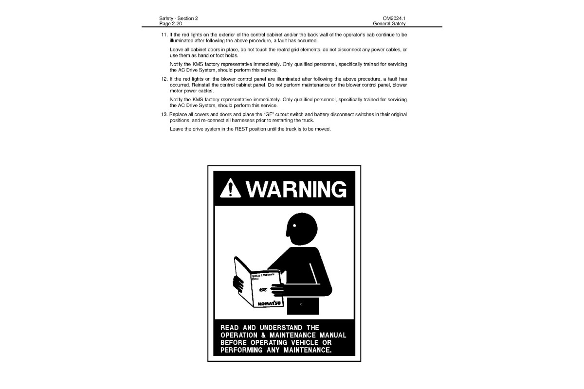 Komatsu 930E-2 (SN: A30156-30180) Electric Dump Trucks w.MTU/DDC 4000 ...