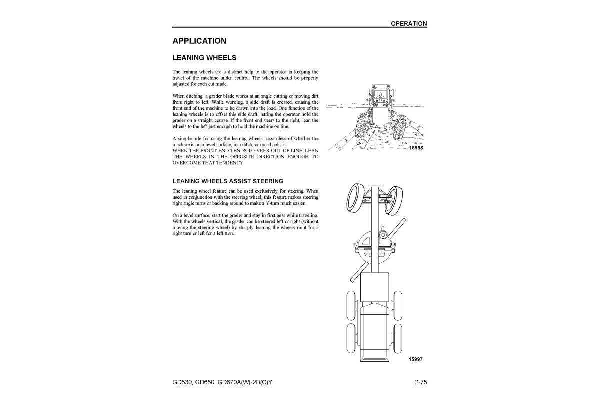 Komatsu GD530A(W)-2-BY/CY, GD650A(W)-2-BY/CY, GD670A(W)-2-BY/CY Motor ...
